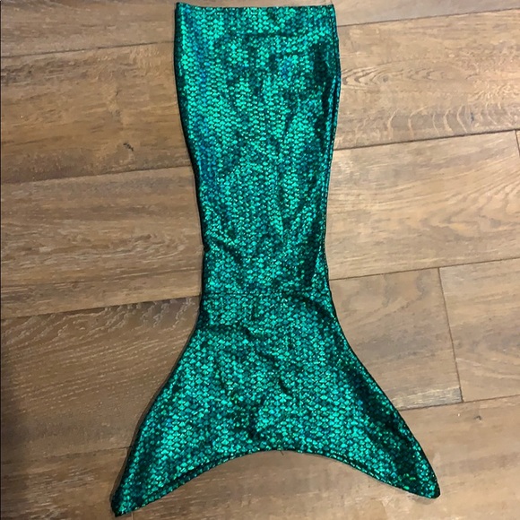 hampton mermaid company | Accessories | Green Metallic Mermaid Tail ...